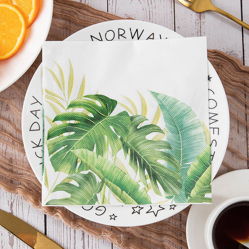 Party Printed Paper Napkins Party Colored Paper Flowers - Fuzhou ...